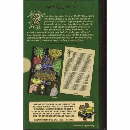 Professor Puzzle Jigsaw Library - The Great Gatsby – Corn Craft